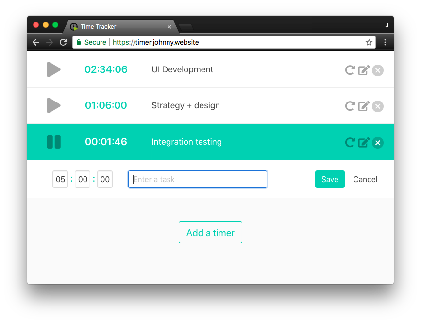 GitHub - Kamprath/time-tracker: A simple web app for tracking time.